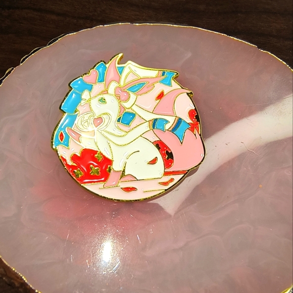 Pokemon | Jewelry | Colorful Enamel Pin Sylveon Anime Pokemon | Poshmark